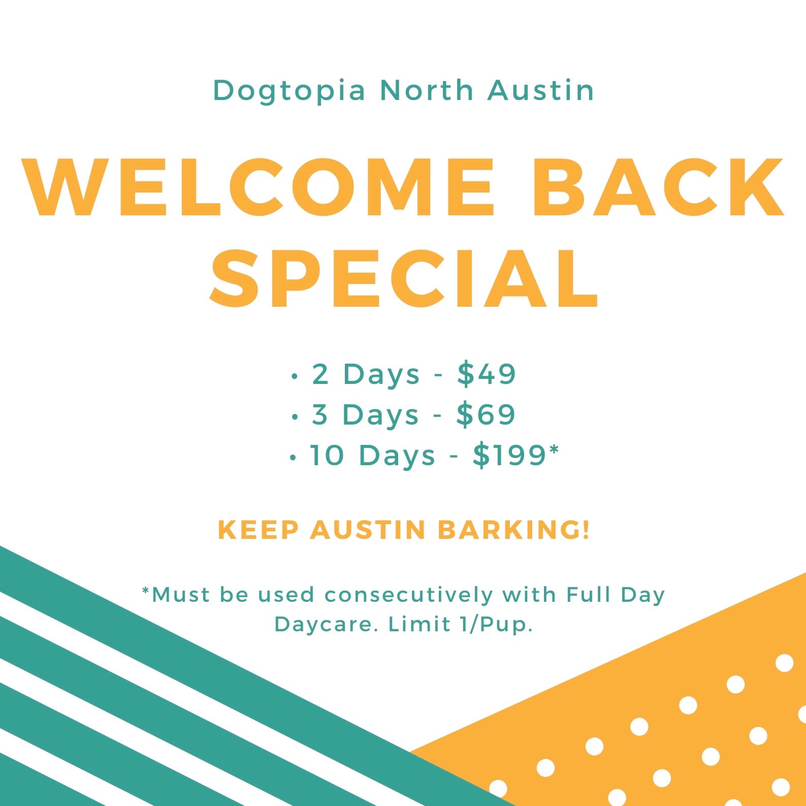 Welcome Back Special! - North Austin