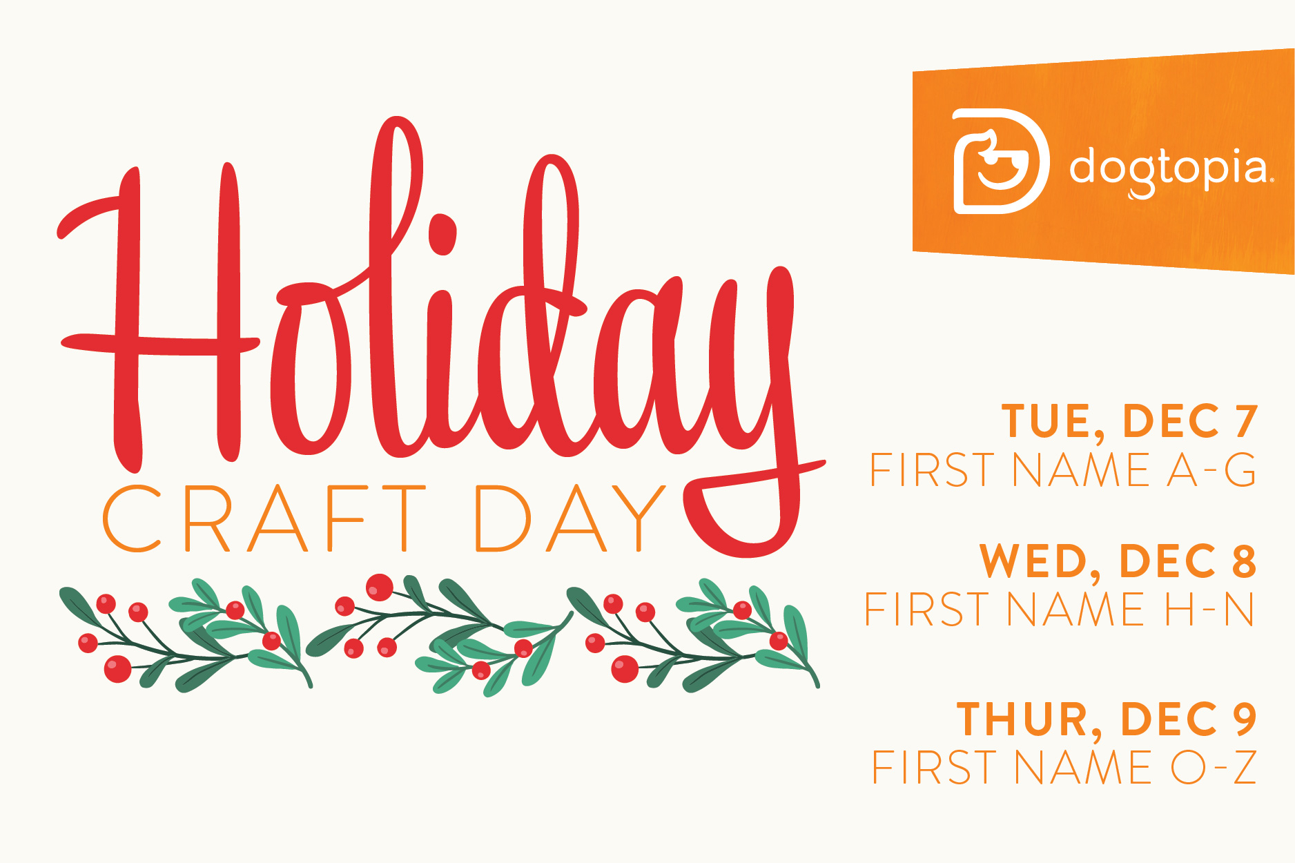 Holiday Craft Day - Warwick