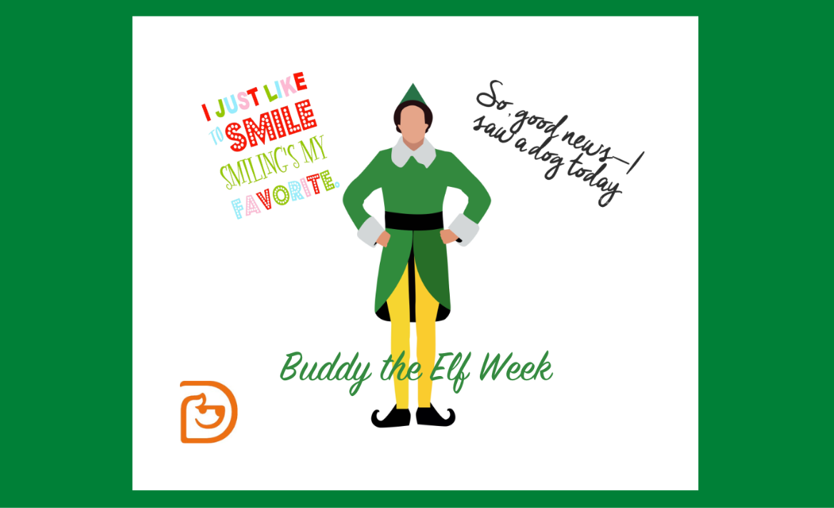 Buddy the Elf Week - Gym/Romper Photo Day - Arlington Heights