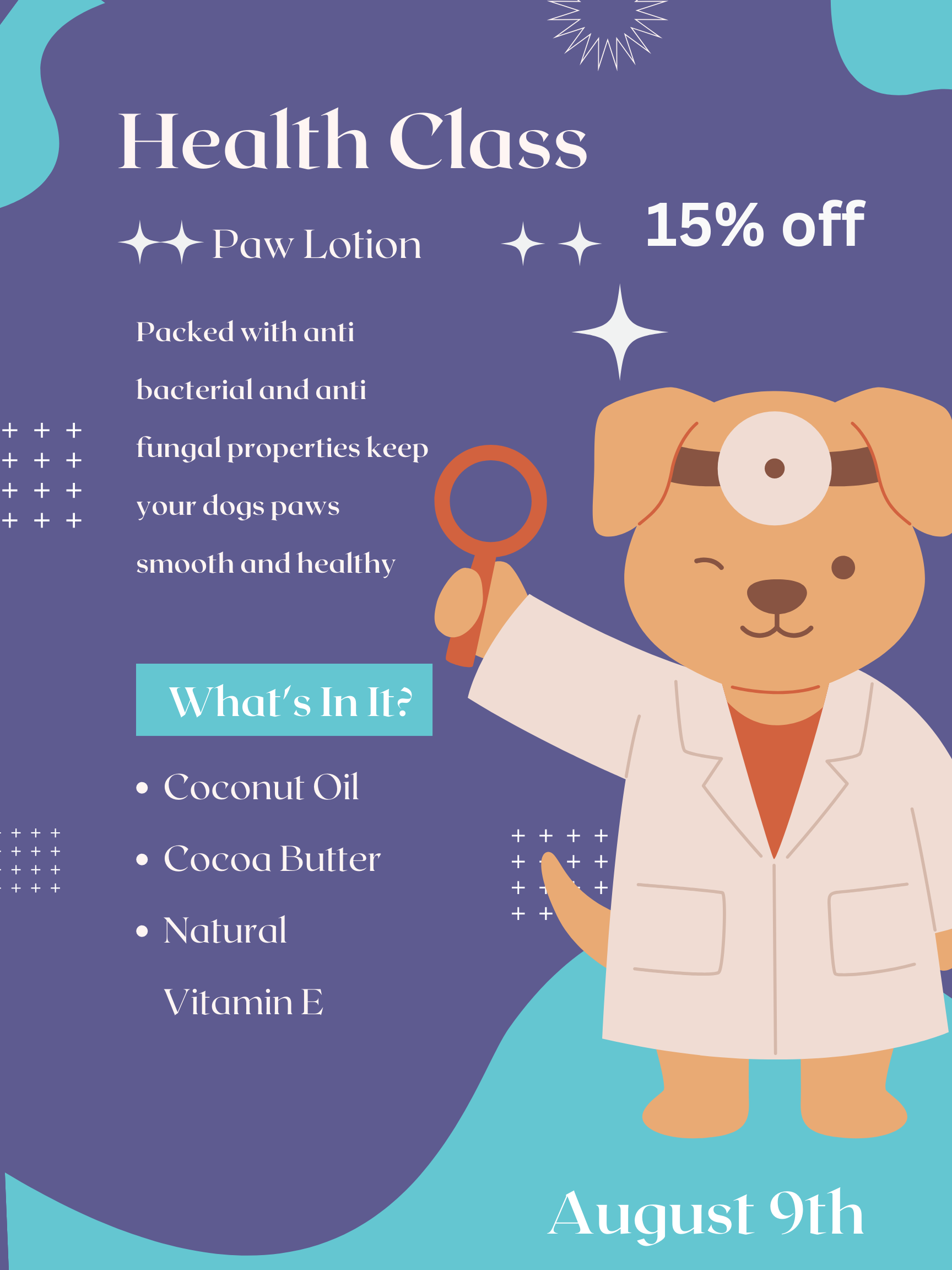 Health Class *Paw Lotion* - Downtown Orlando