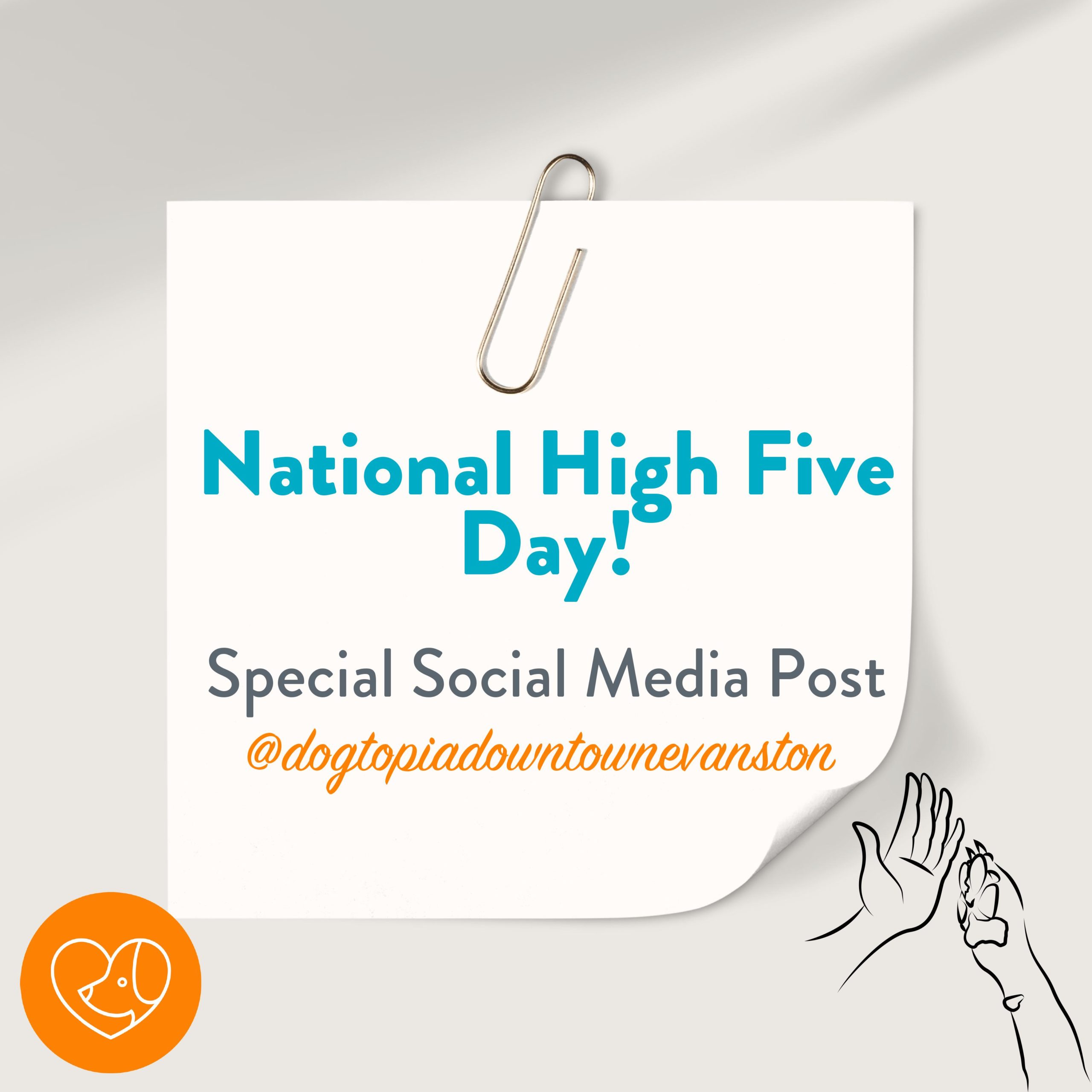 National High Five Day - Downtown Evanston
