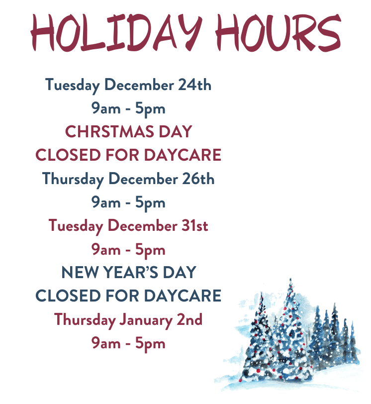 December Holiday Hours - Downtown Evanston