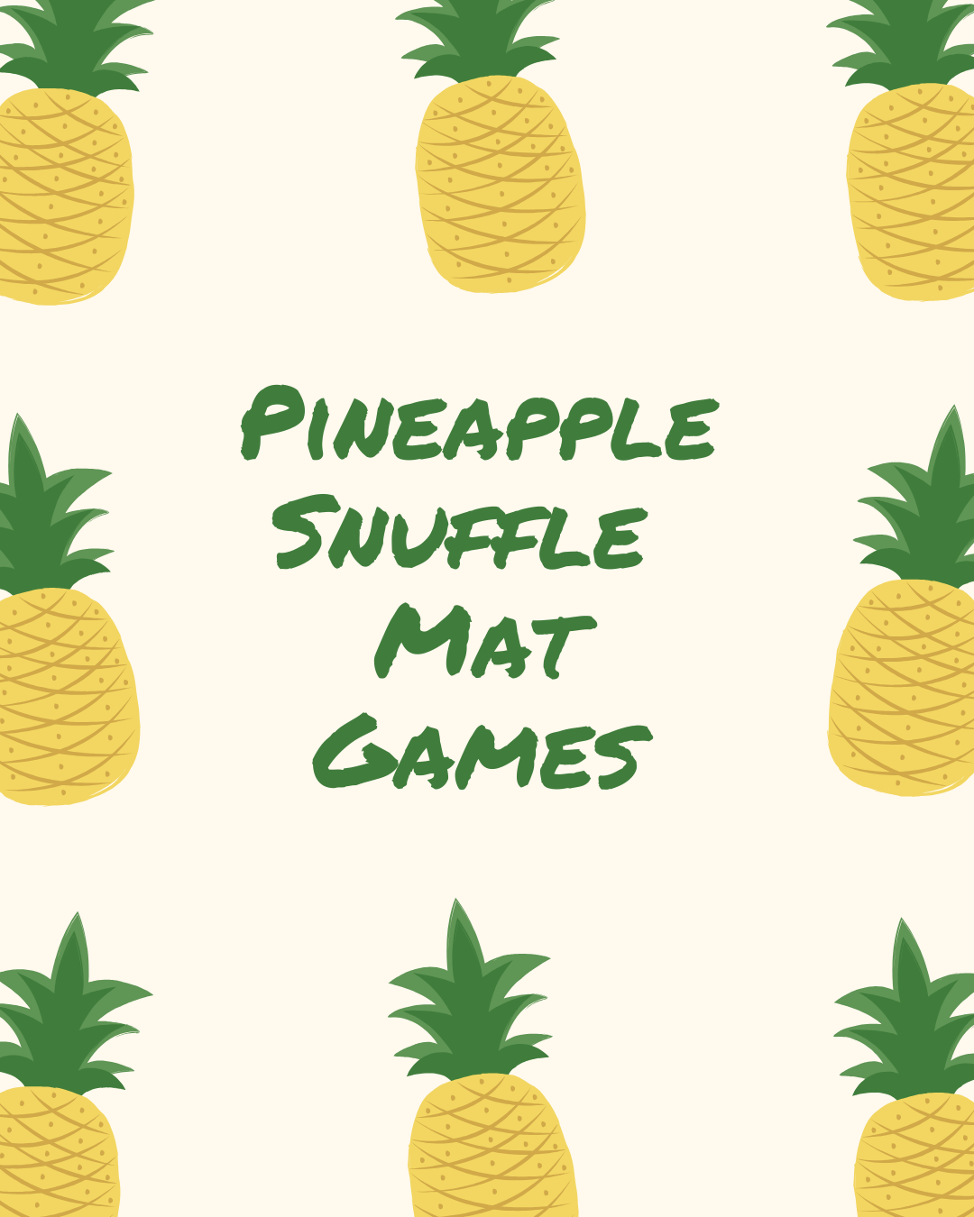 Pineapple Snuffle Mat Games - Fort Myers