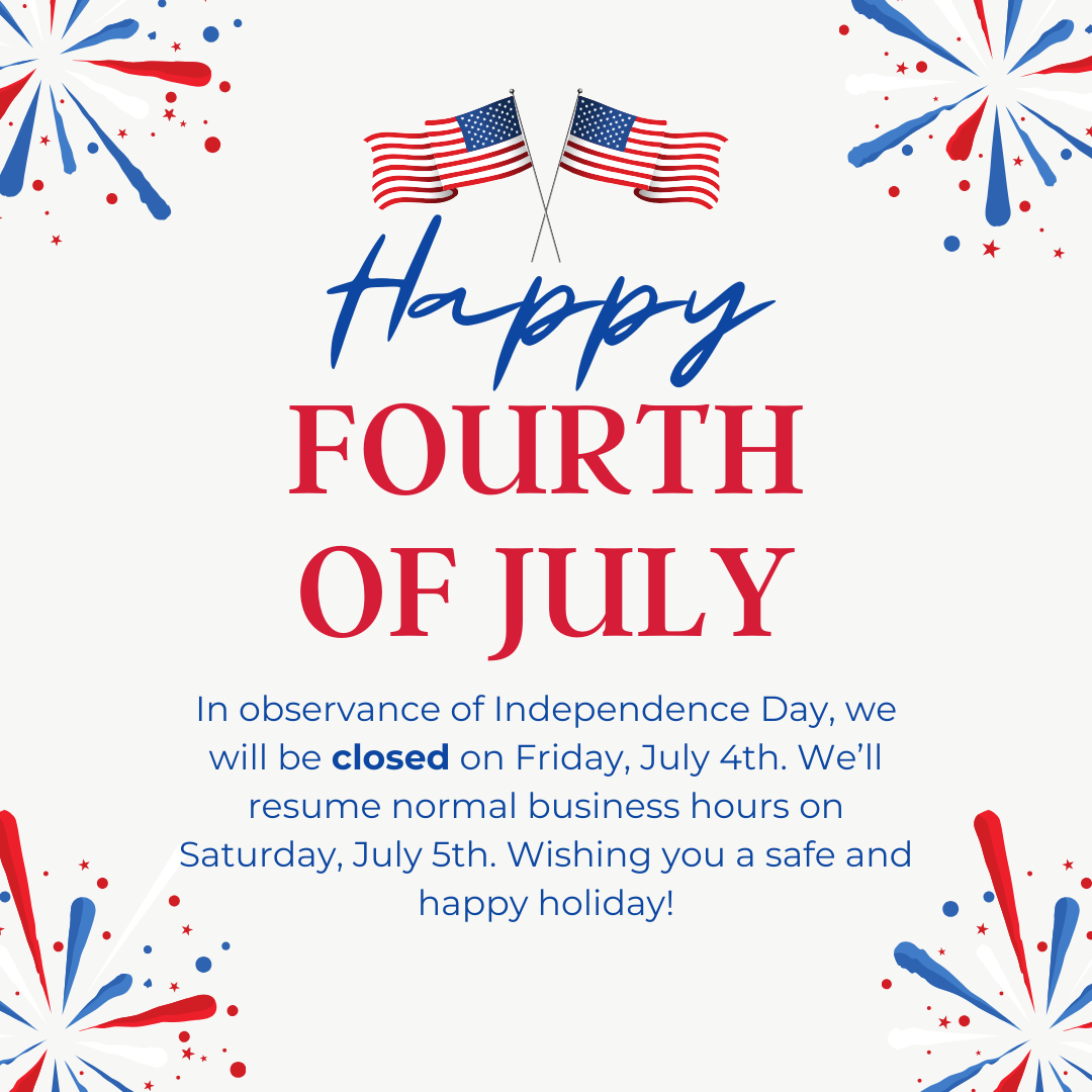 CLOSED for Independence Day - Fort Myers