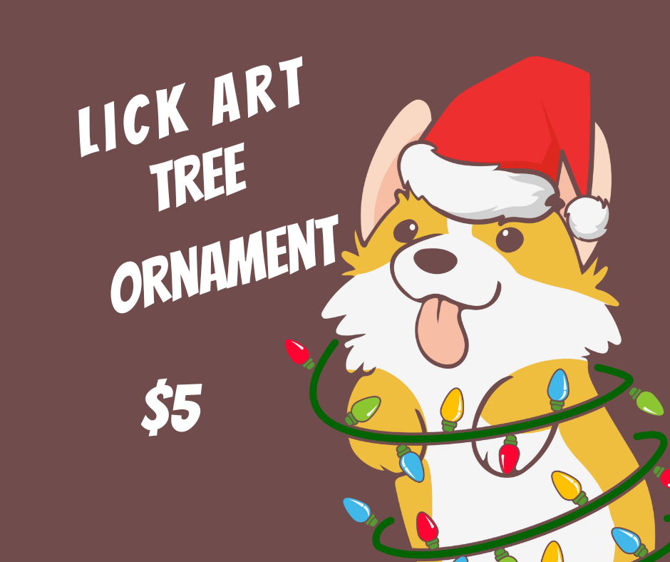 Lick Art Tree Ornament Craft - Fort Myers
