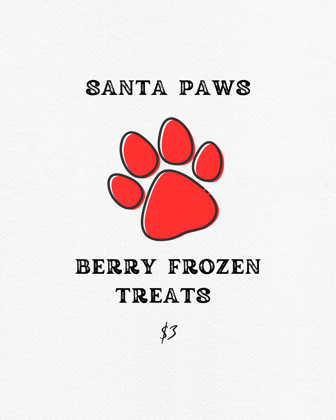 Santa Paws Berry Frozen Treats - Fort Myers